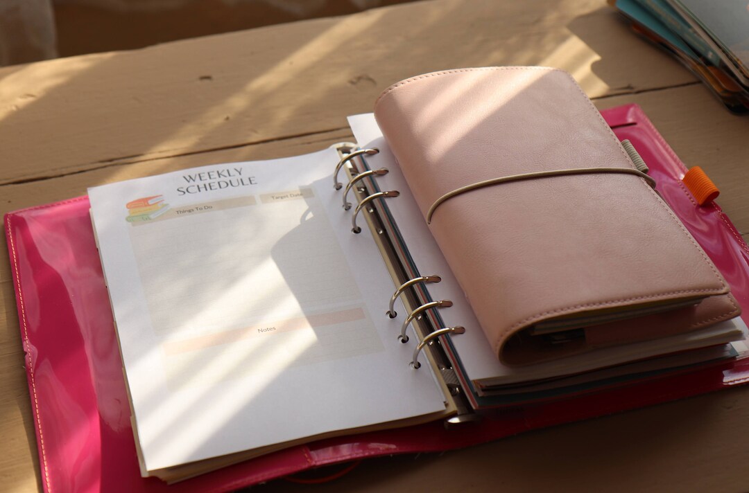 Study Planner Printable Pages Undated Planner and Journal Refills and ...