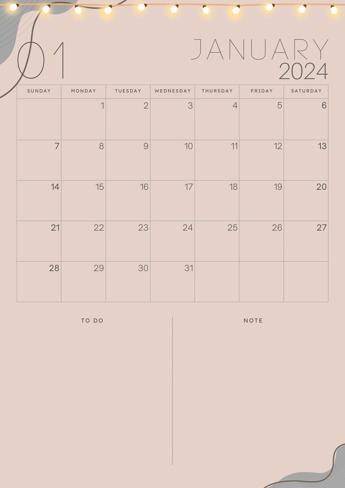 Printable Planner Refill Journal Planner Insert Printable Pages to Do ...