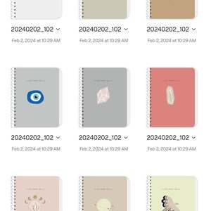Notebook Covers for Goodnotes Penly Instant Download Covers for Digital ...