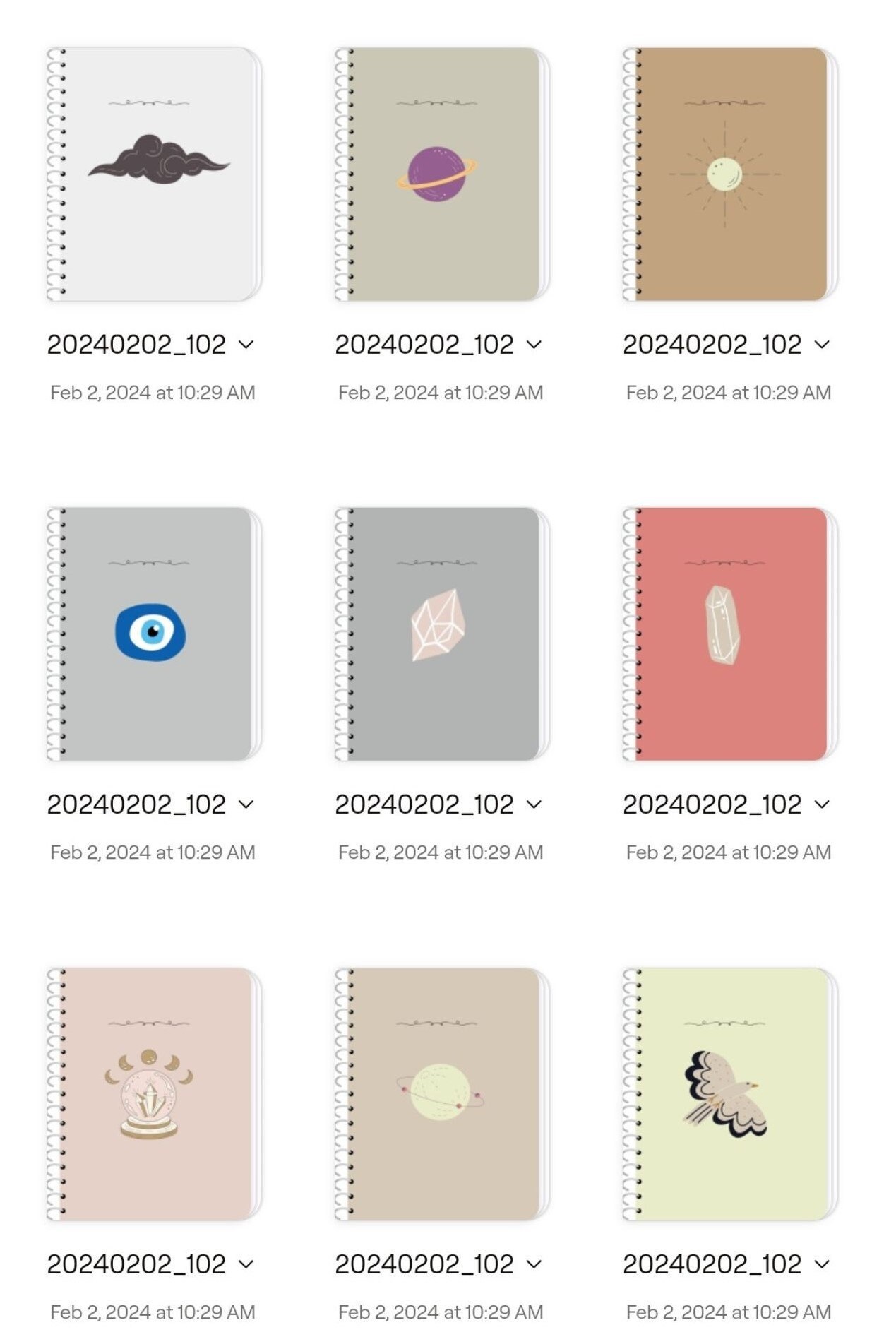 Notebook Covers for Goodnotes Penly Instant Download Covers for Digital ...