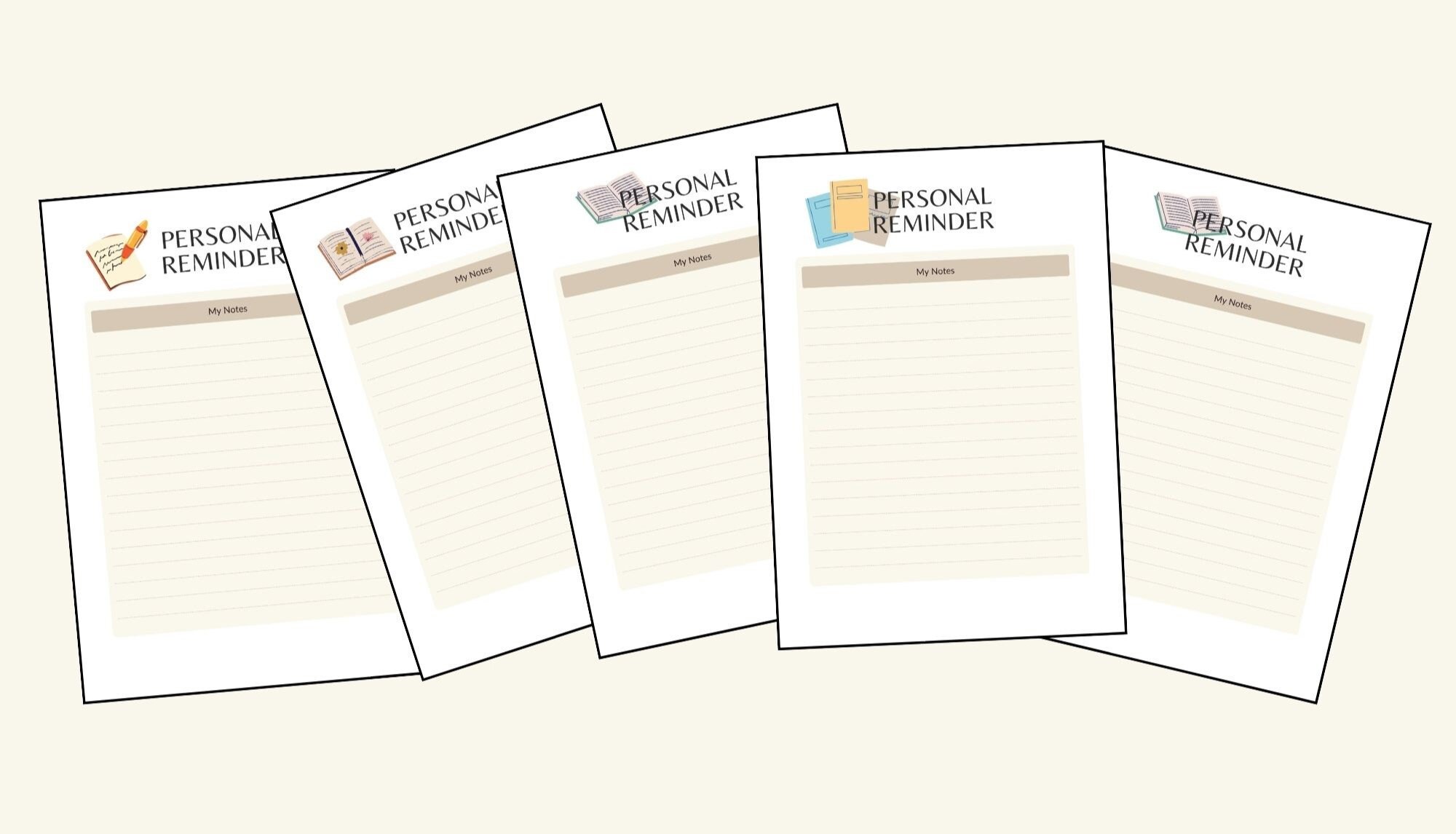 Study Planner Printable Pages. Undated. Planner and Journal Refills and ...