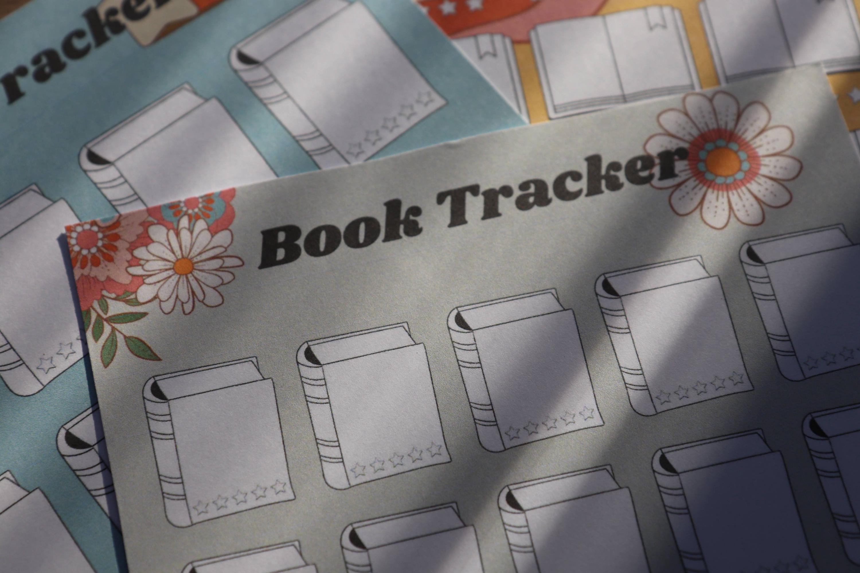 Groovy Book Tracker 15 Printable Pages Book Log Planner Refills Journal ...