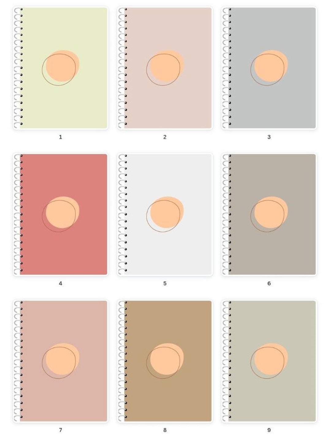 Notebook Covers for Goodnotes Penly Instant Download Covers for Digital ...