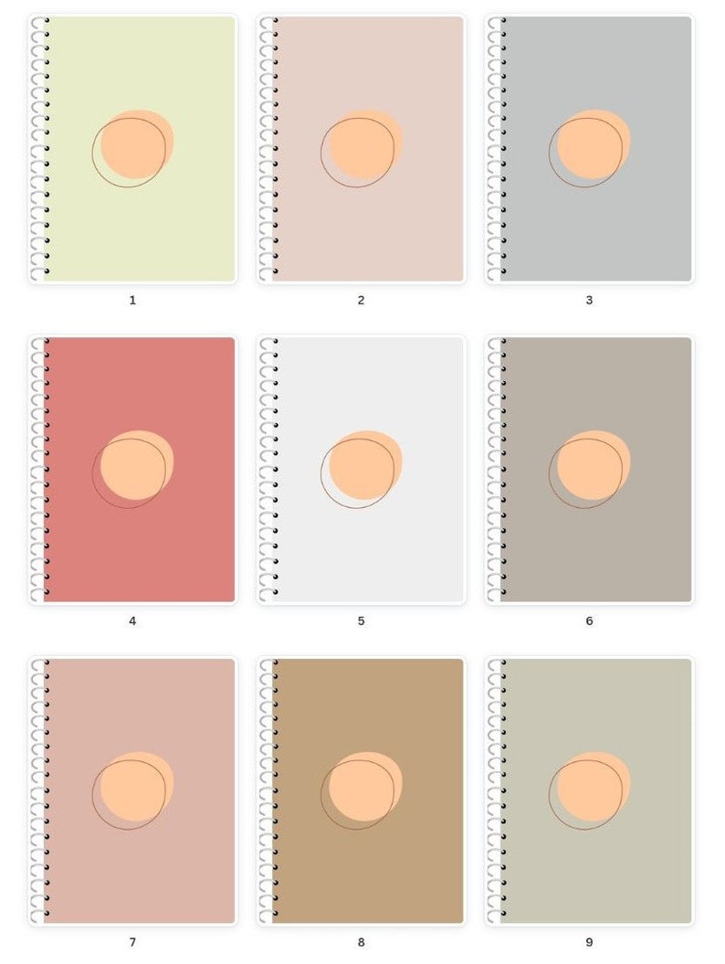 Notebook Covers for Goodnotes Penly Instant Download Covers for Digital ...