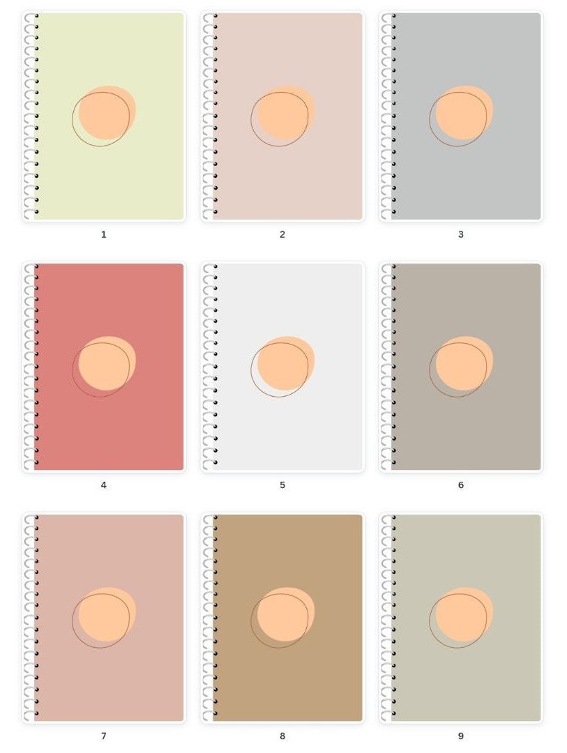 Notebook Covers for Goodnotes Penly Instant Download Covers for Digital ...