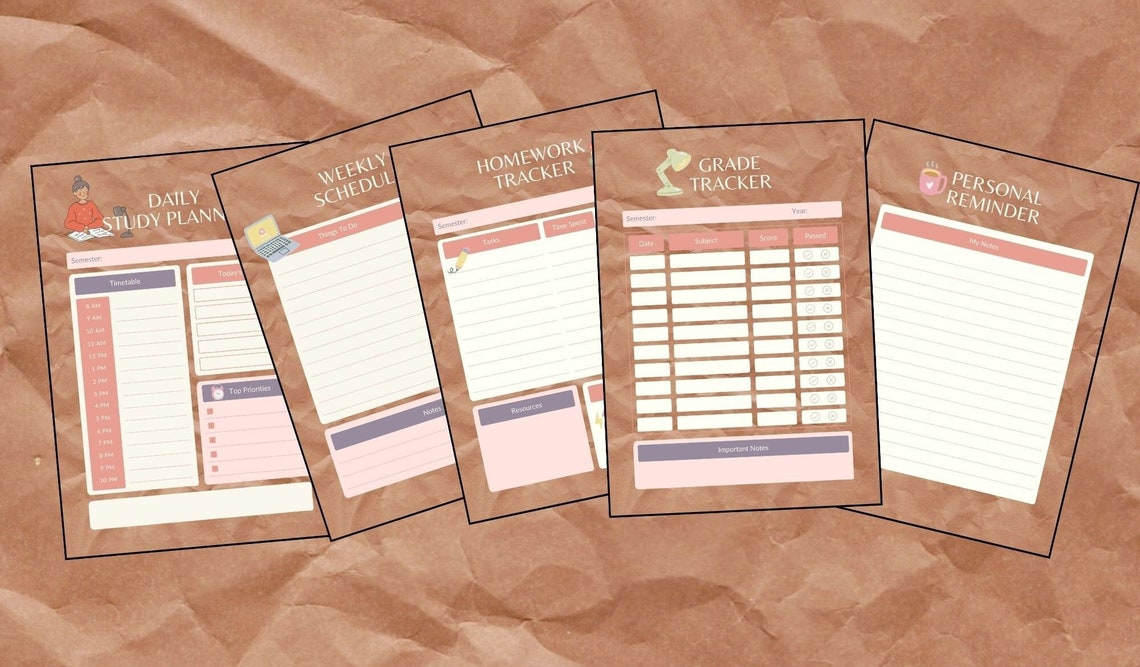 Study Planner, Schedule. Daily Study Planner, Homework Tracker. Elevate ...