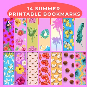 Bookmarks Bundle Instant Download Gift for Book Lover and Book Reader ...