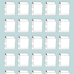 Groovy Book Tracker 15 Printable Pages Book Log Planner Refills Journal ...