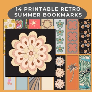 14 Printable Bookmarks With a Nostalgic Retro Summer Feel Melancholic ...