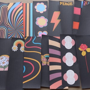 25 Printable Bookmarks Bundle Retro Summer Book Lover Gift Reading ...