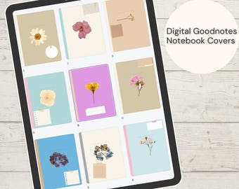 Notebook Covers for Goodnotes Aesthetic Design Instant Download Covers ...