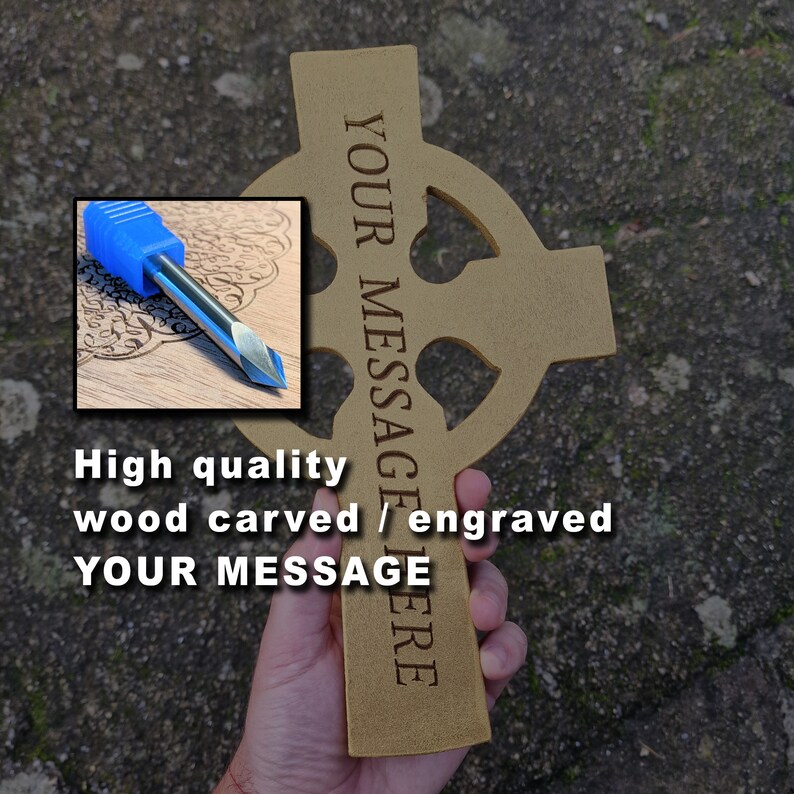 Celtic Cross Escape Room Prop | Personalized Secret Message | Escape ...