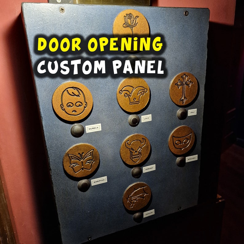 DOOR OPENING MECHANISM | Escape Room Prop | Custom Door Open Panel ...