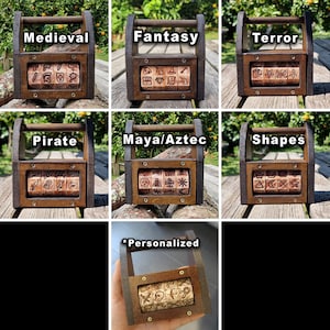 Escape Room Lock "medieval / Roman Numerals" Wooden Padlock, Escape ...