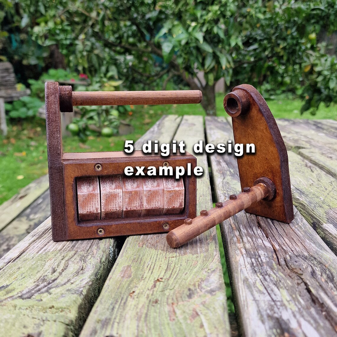 Escape Room Lock "medieval / Roman Numerals" Wooden Padlock, Escape ...