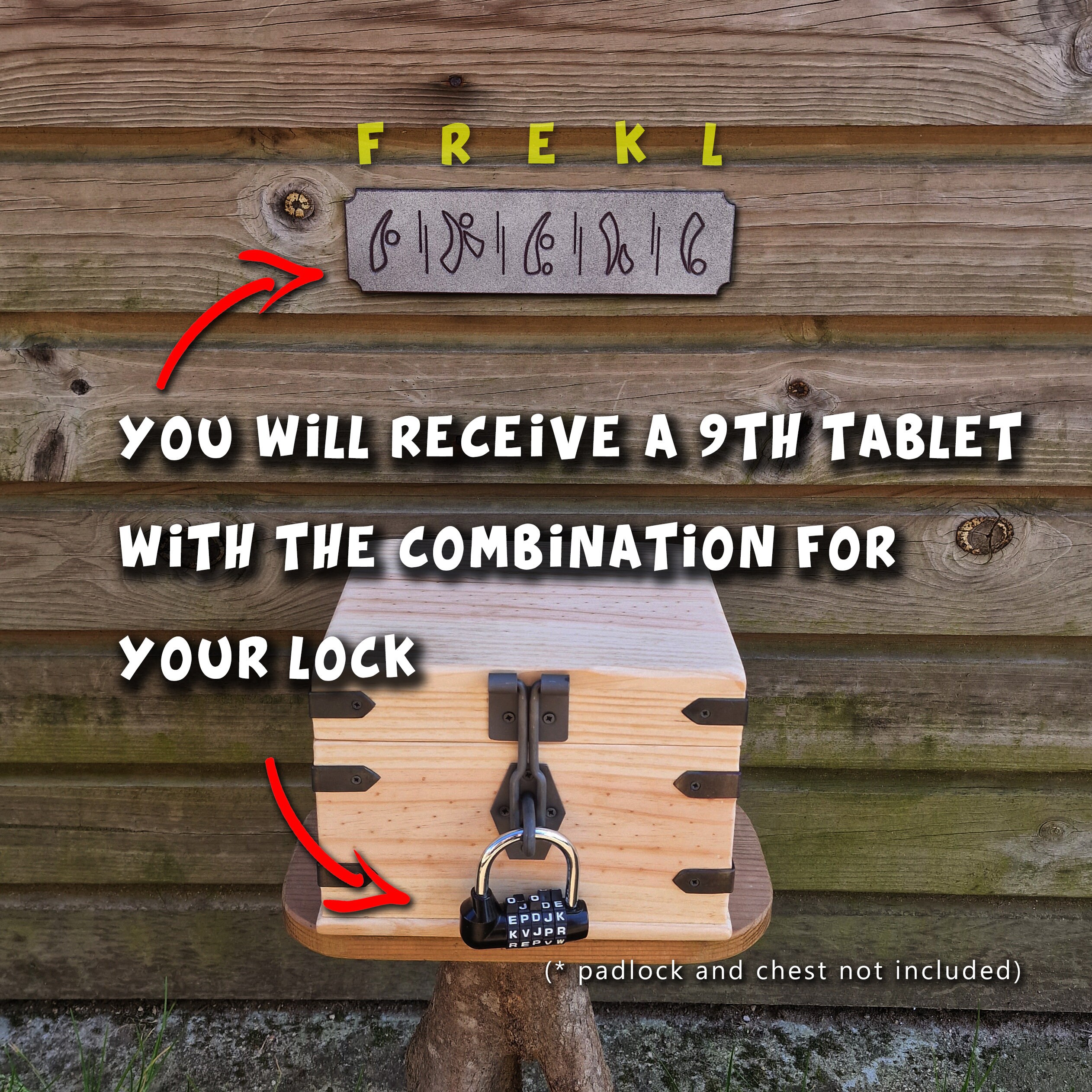 Runic Alphabet Puzzle for Escape Room | Puzzle Prop | Combination ...