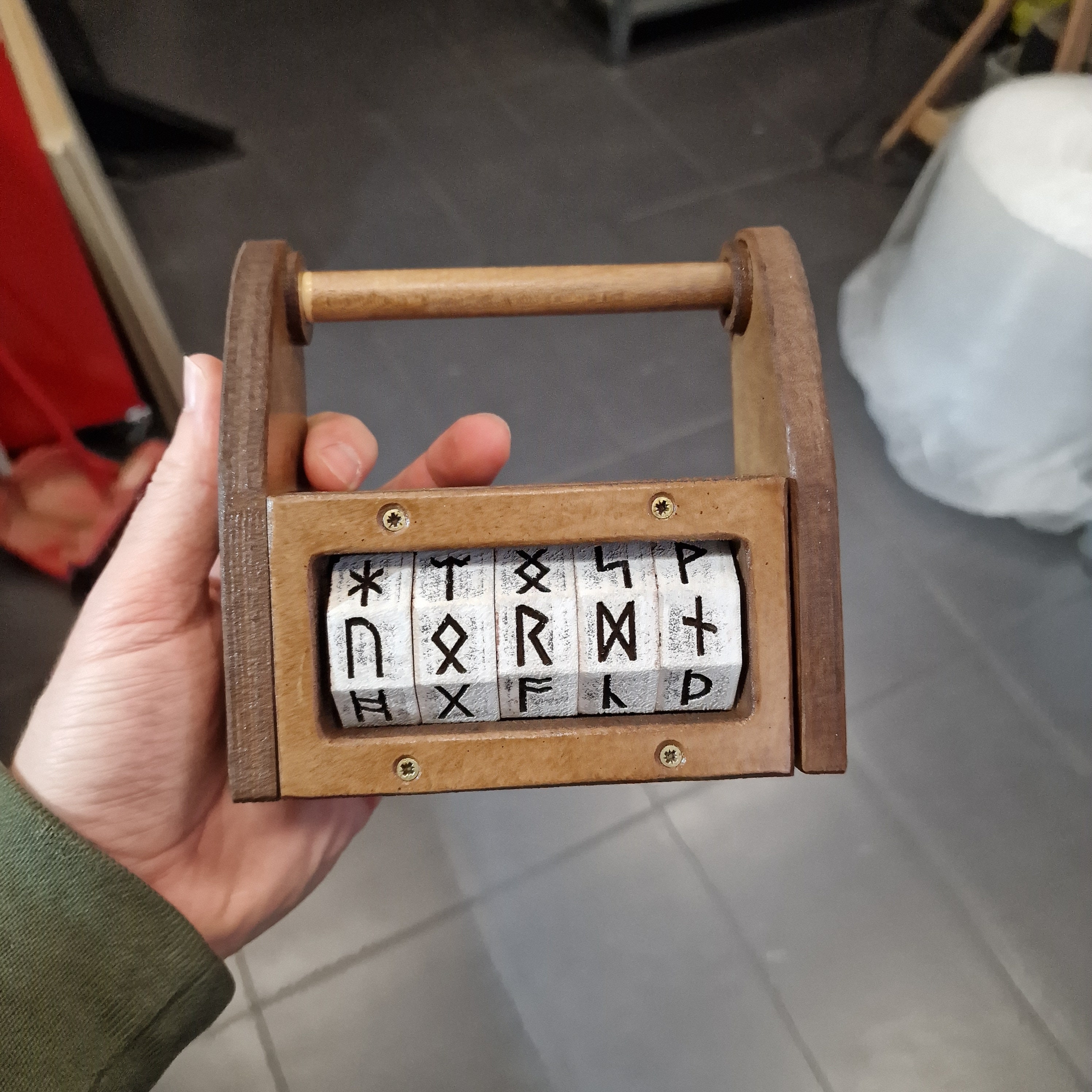 Escape Room Lock nordic Runes Escape Room Prop Puzzle Padlock Treasure ...