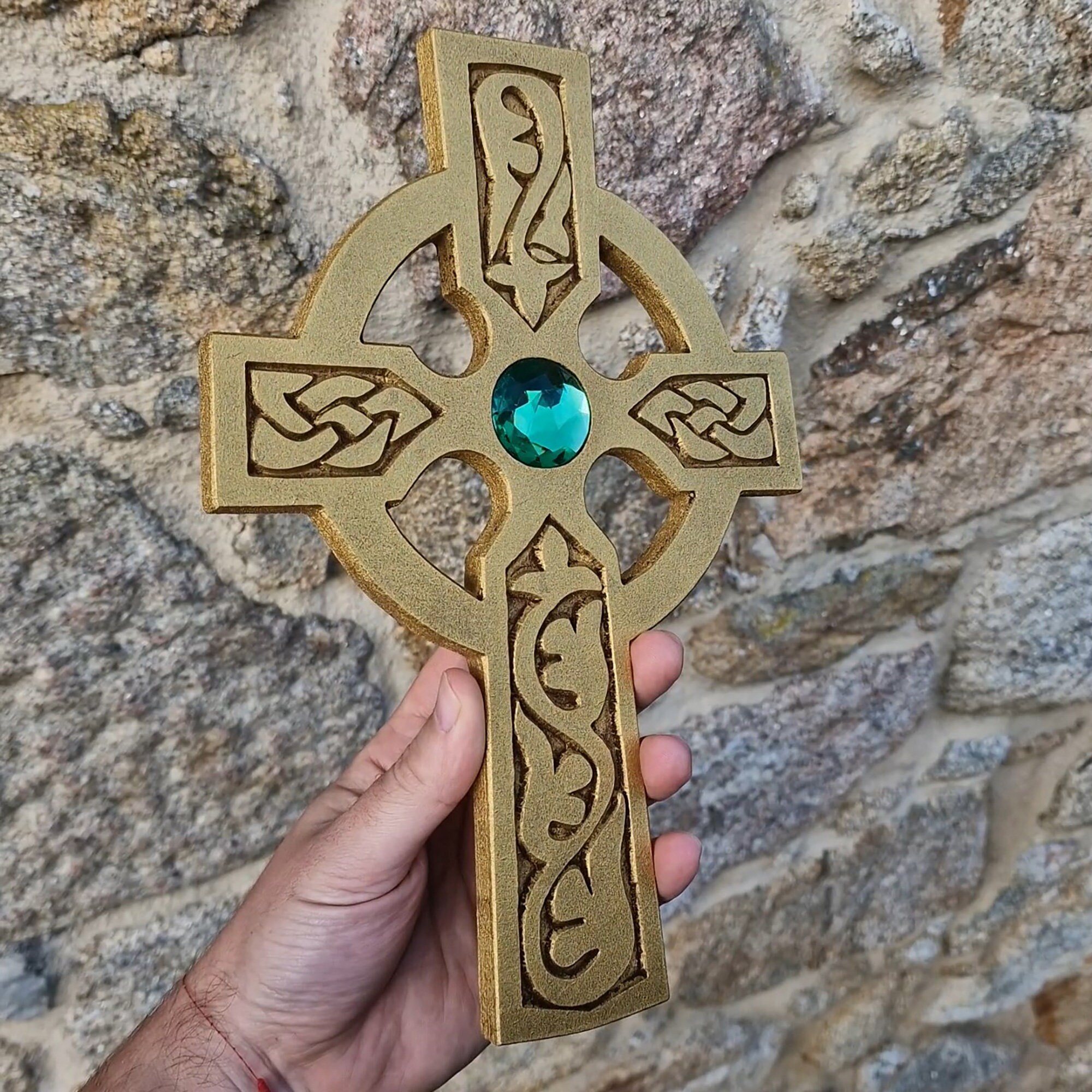 Celtic Cross Escape Room Prop | Personalized Secret Message | Escape ...