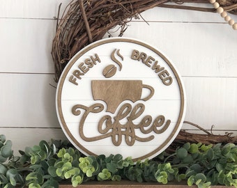 Navy Blue Coffee Bar Sign - Etsy