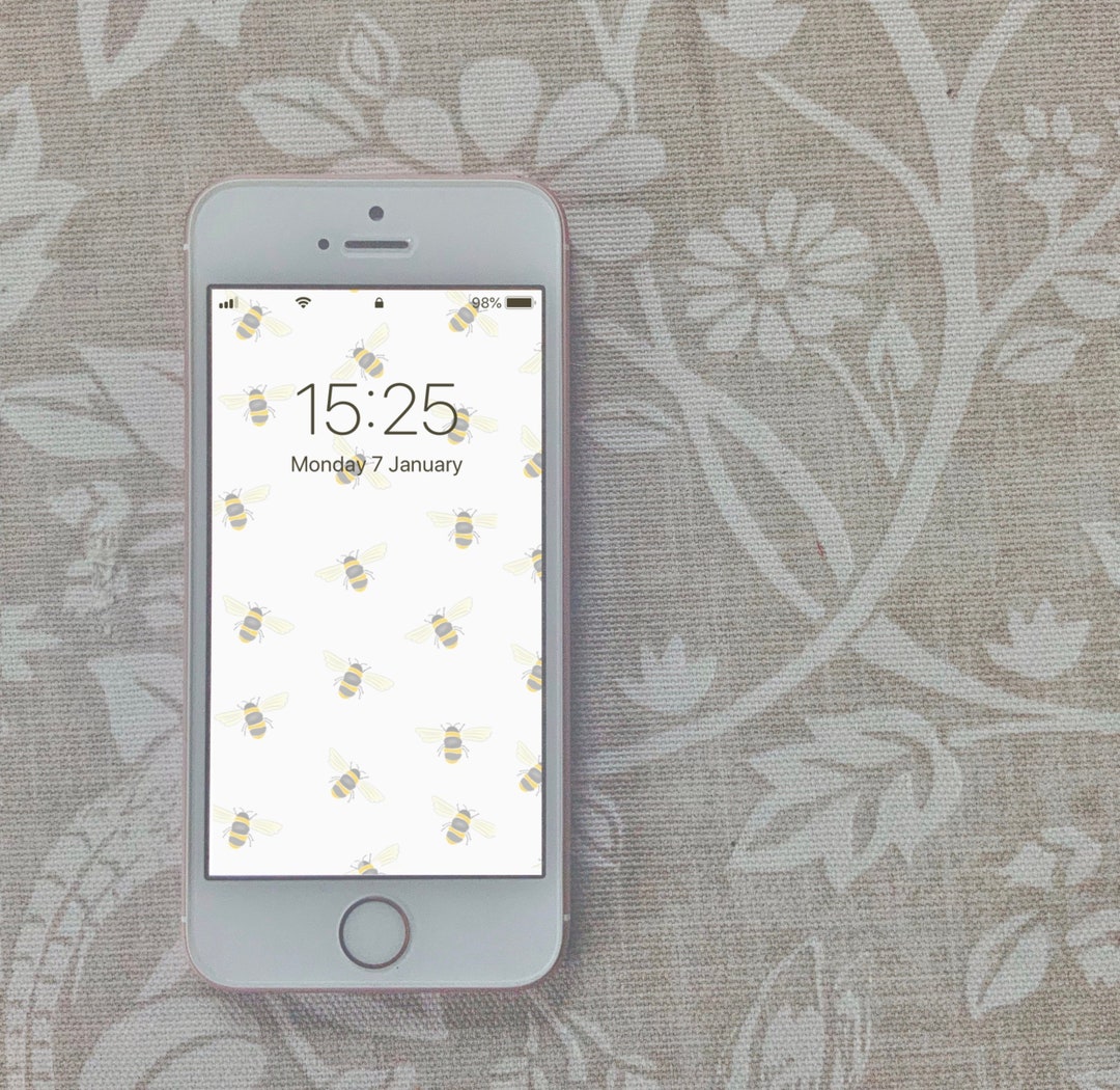 Bee Telefoon Wallpaper Achtergrond Direct digitaal downloaden - Etsy ...