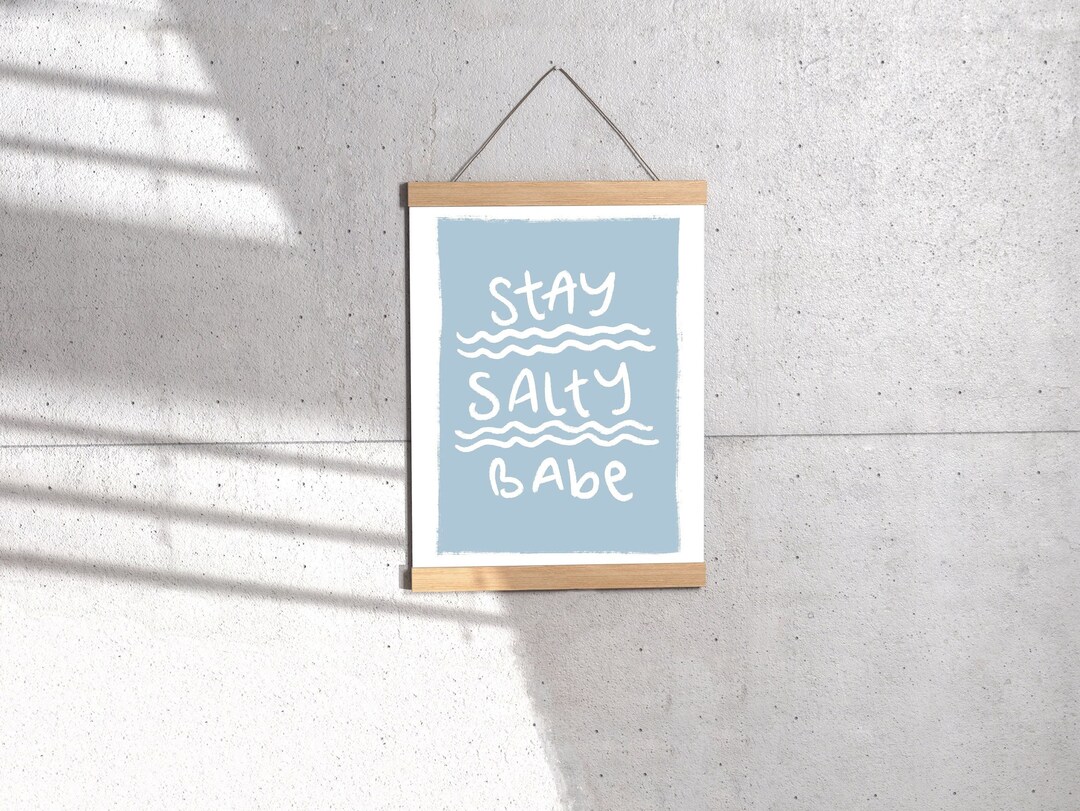 Stay Salty Babe A4 / A5 Art Print Instant Download Printable - Etsy