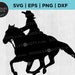 Quarter Horse SVG Cowgirl SVG Western Horse SVG Galloping Horse and ...