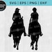 Trail Ride Svg, Trail Riders on Horses, Trail Riding Clipart, Quarter ...