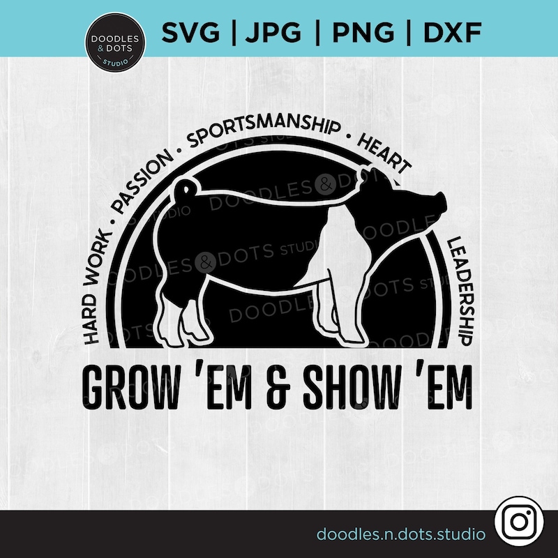 Ffa Show. Pigs Svg - Etsy UK