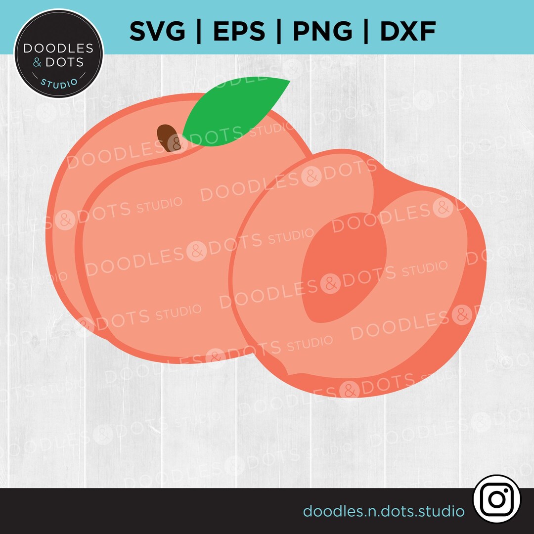 Peach Svg Peaches Svg Peach Clipart Apricot Svg Apricot - Etsy Hong Kong