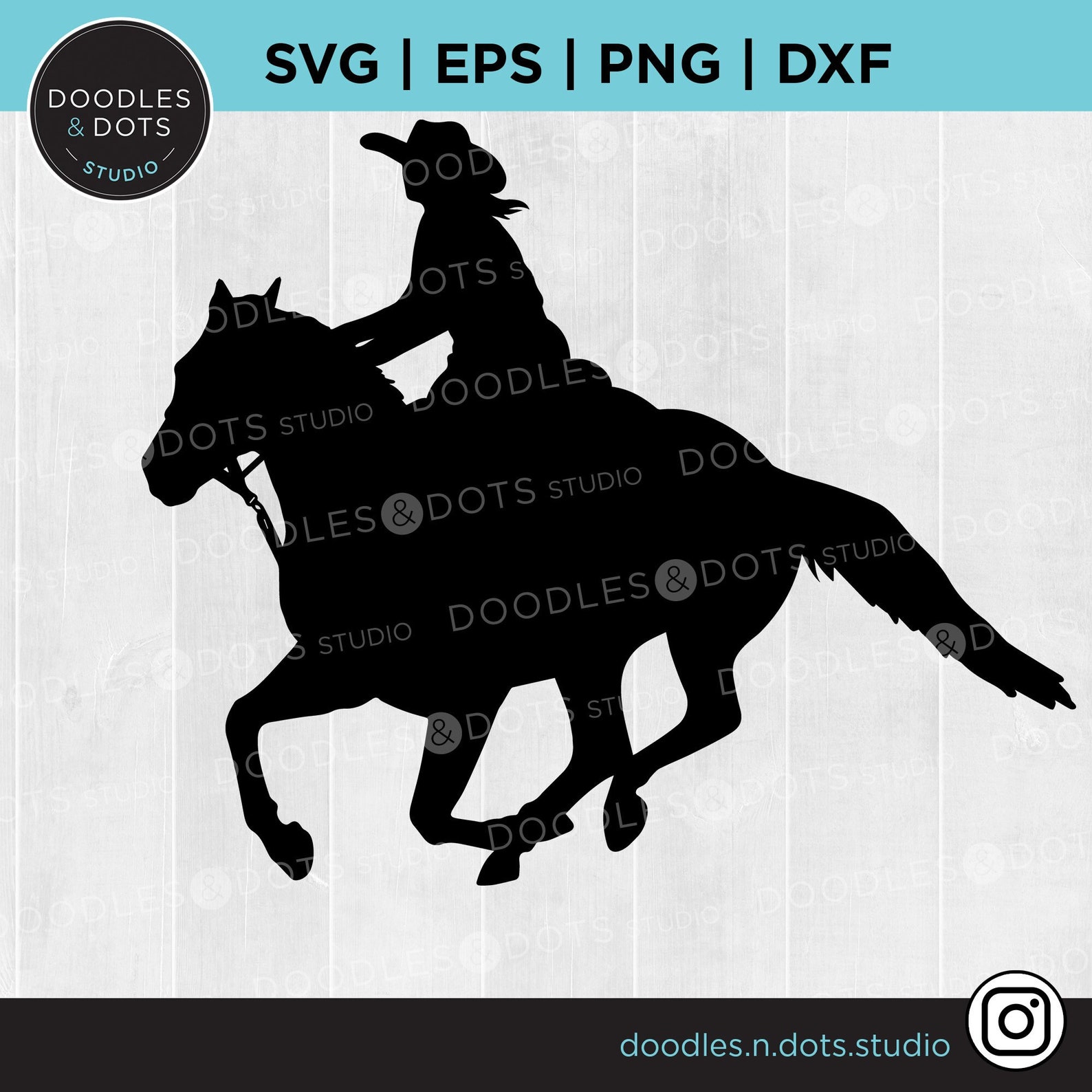Quarter Horse SVG Cowgirl SVG Western Horse SVG - Etsy
