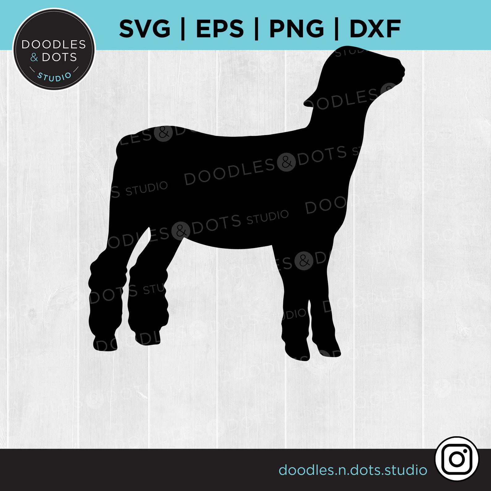 Show Lamb SVG | Ewe Lamb SVG | Market Lamb Stock Show | Suffolk Lamb ...