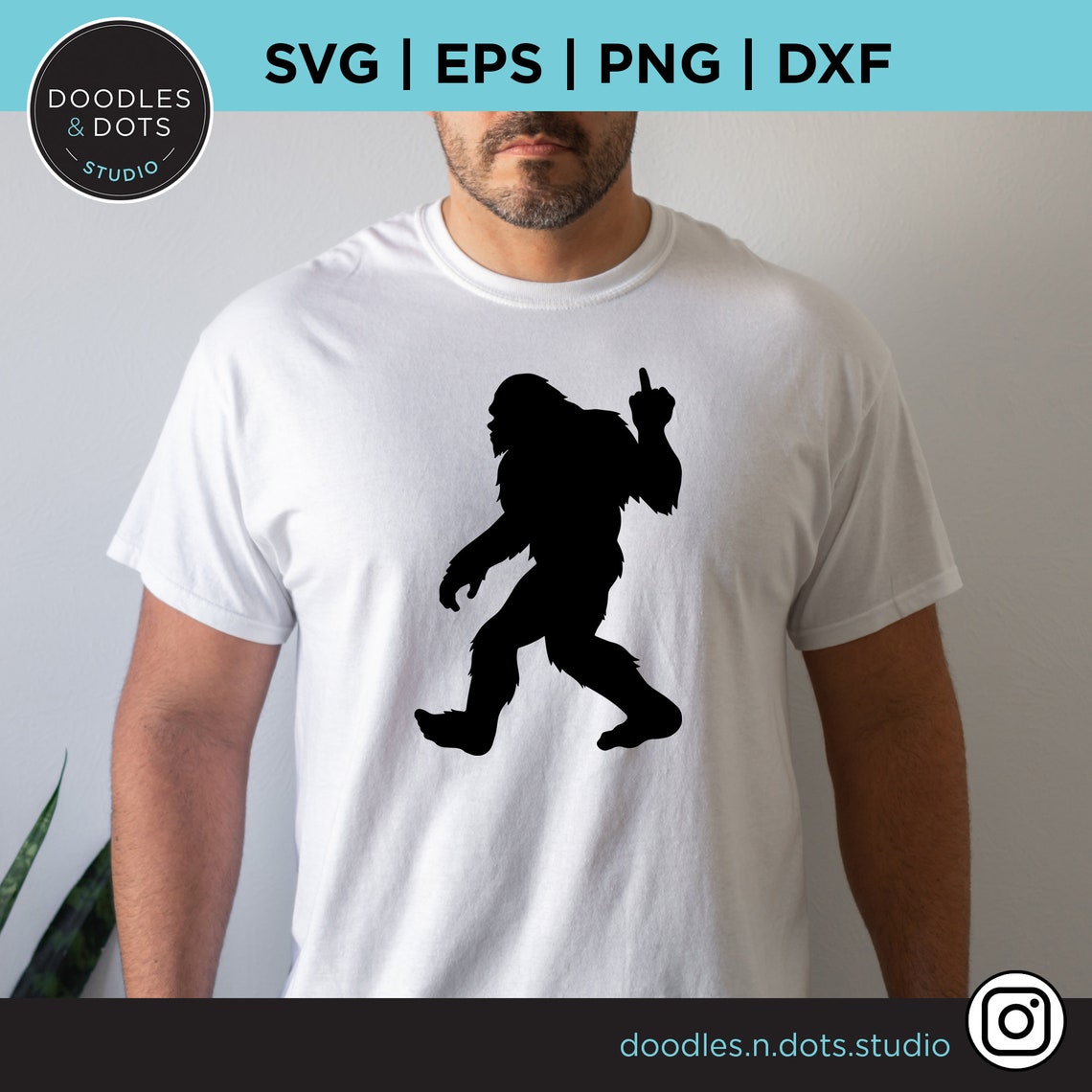 Bigfoot Svg, Big Foot Svg for Cricut, Sasquatch Svg, Yeti Svg, Middle ...