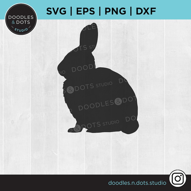 Rabbit Svg Bunny Silhouette Svg Bundle Show Rabbit Stock - Etsy