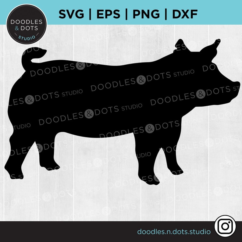 Show Pig Svg Piglet Svg Stock Show Svg for Cricut Hog - Etsy