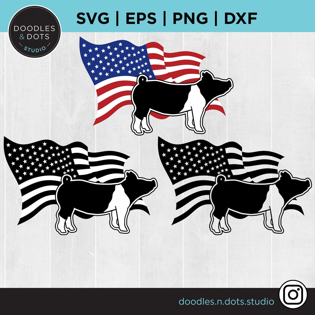 Show Pig Svg, Pig Svg, Show Pig Silhouette Svg, Stockshow Svg ...