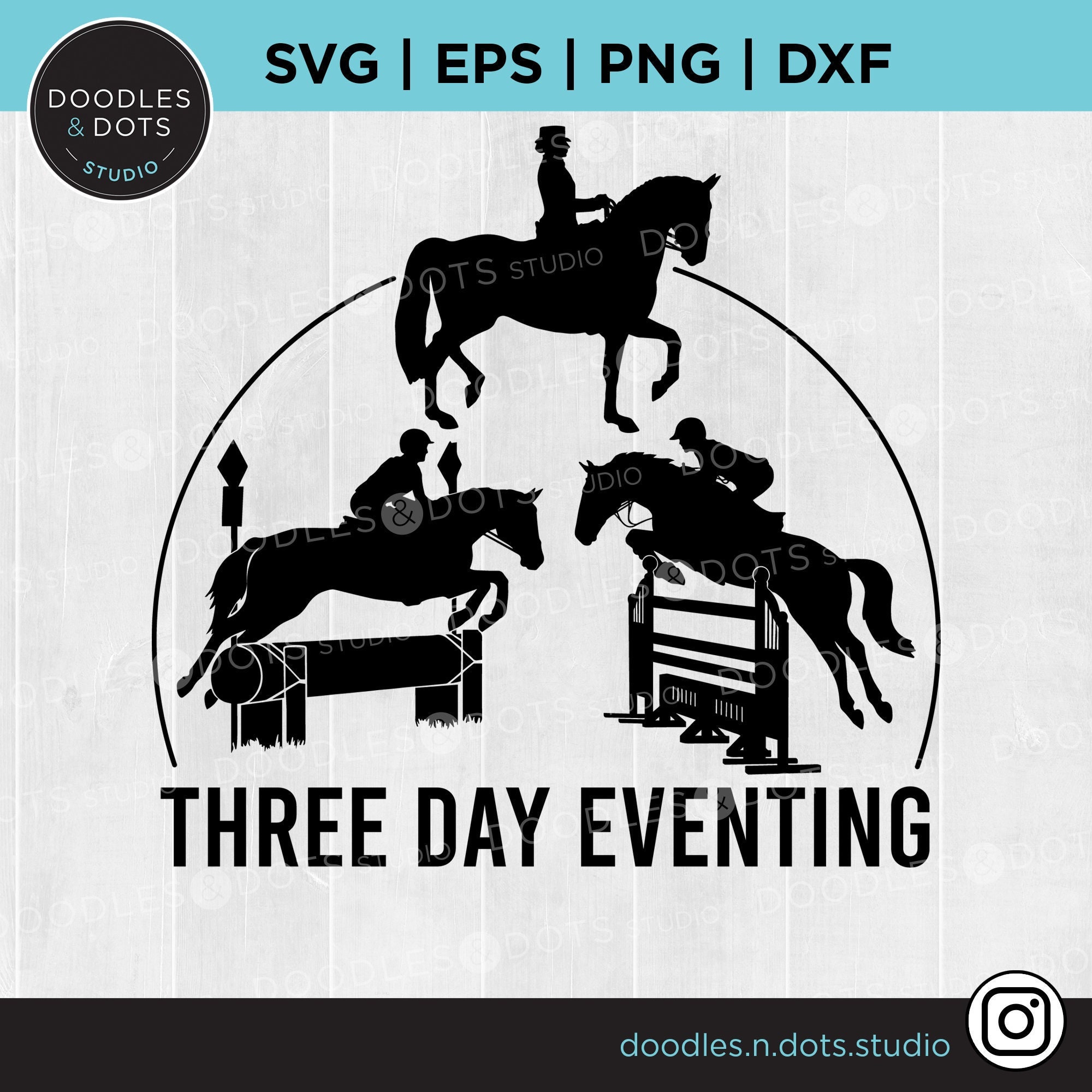 Eventing Svg, 3 Day Eventing, Combined Eventing SVG, Three-day Event ...