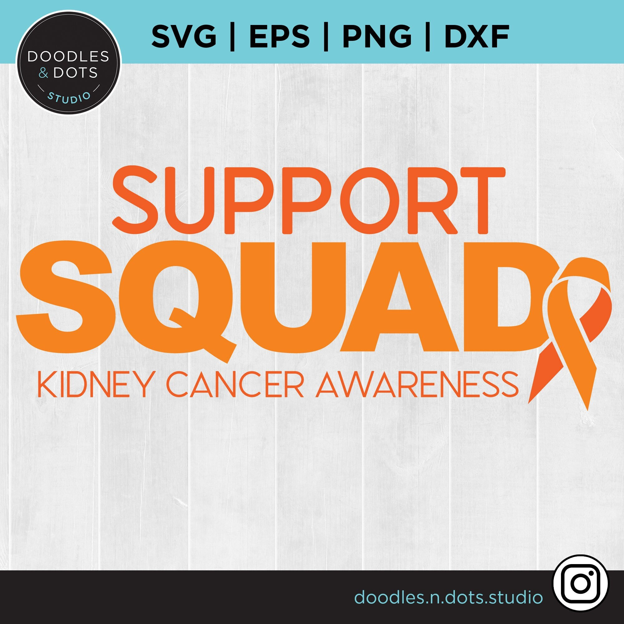 Kidney Cancer Orange Ribbon