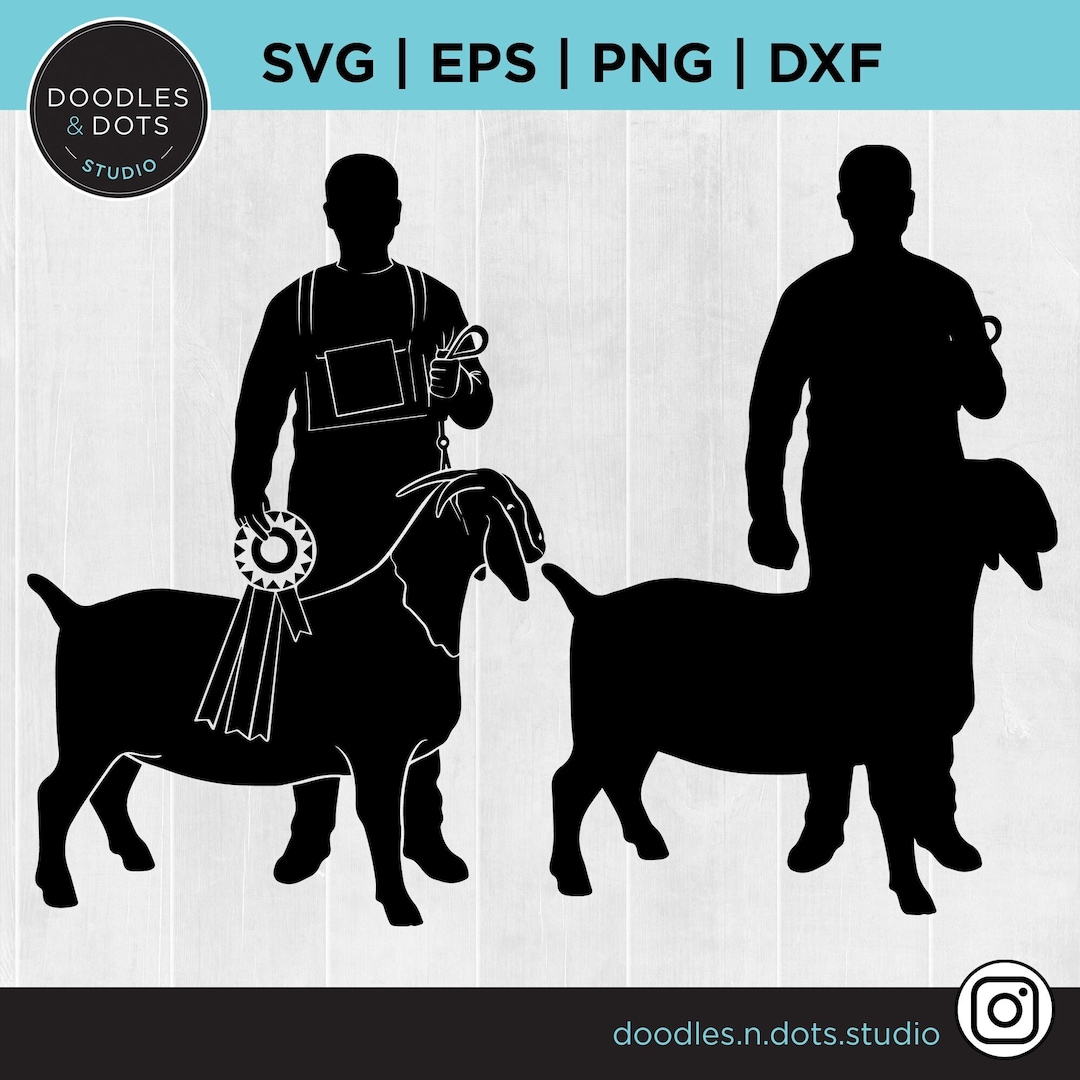 Show Goat SVG, Boer Goat SVG, Goat Show Svg, Stock Show Svg, Livestock Show Svg for Cricut, Goat ...