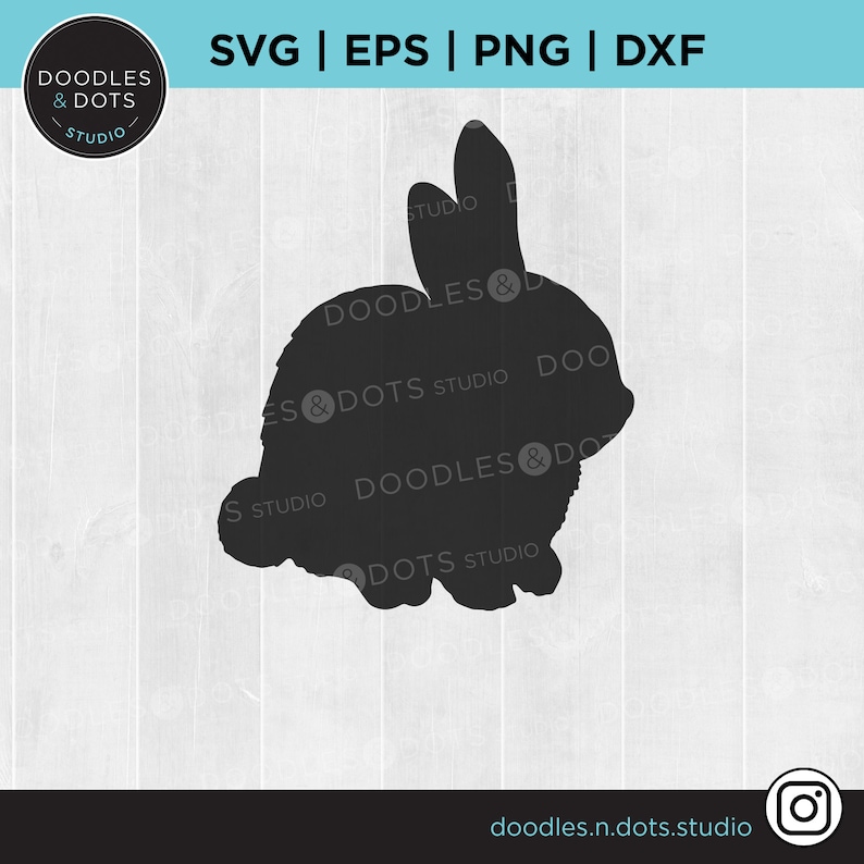 Rabbit Svg Bunny Silhouette Svg Bundle Show Rabbit Stock - Etsy