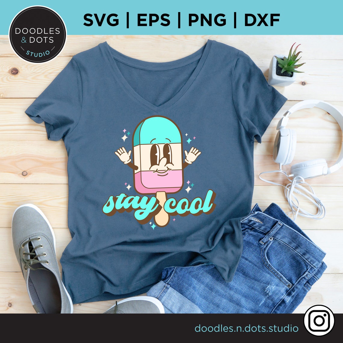 Popsicle Png Ice Cream Sublimation Summer Svg Stay Cool - Etsy