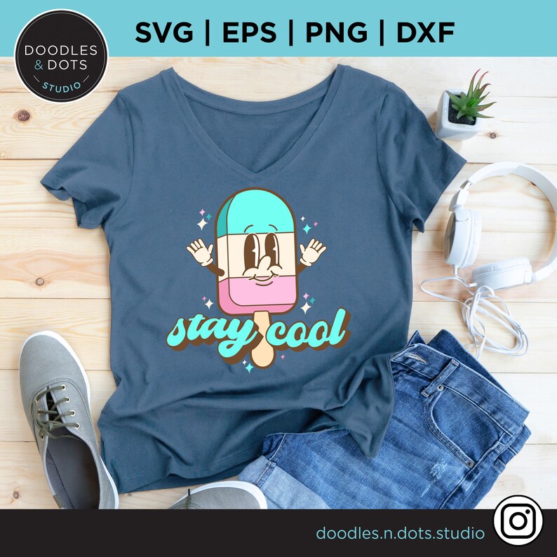 Popsicle Png Ice Cream Sublimation Summer Svg Stay Cool - Etsy