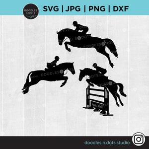 3 Day Eventing Svg, Combined Eventing Svg for Cricut, Horse & Rider ...