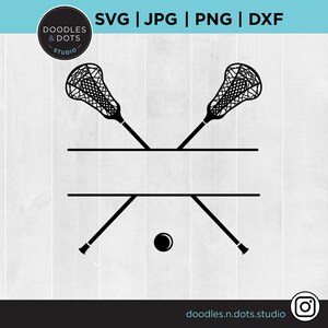 Lacrosse Svg Bundle, LAX Svg Collection, Crossed Lacrosse Sticks and ...