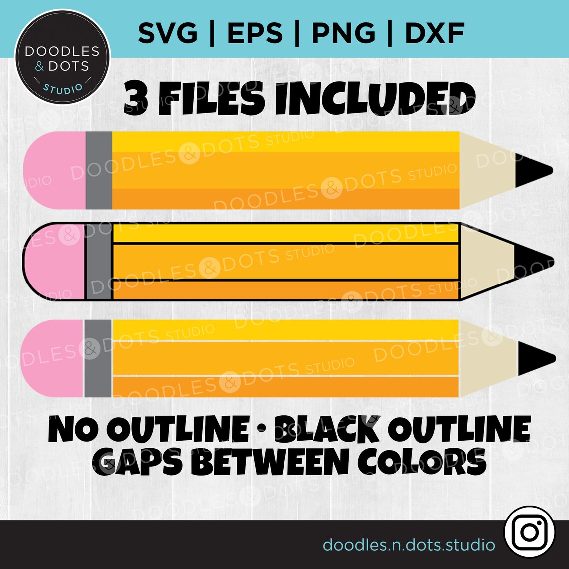 Pencil Svg Pencil Svg Bundle Teacher Clipart Back to School - Etsy