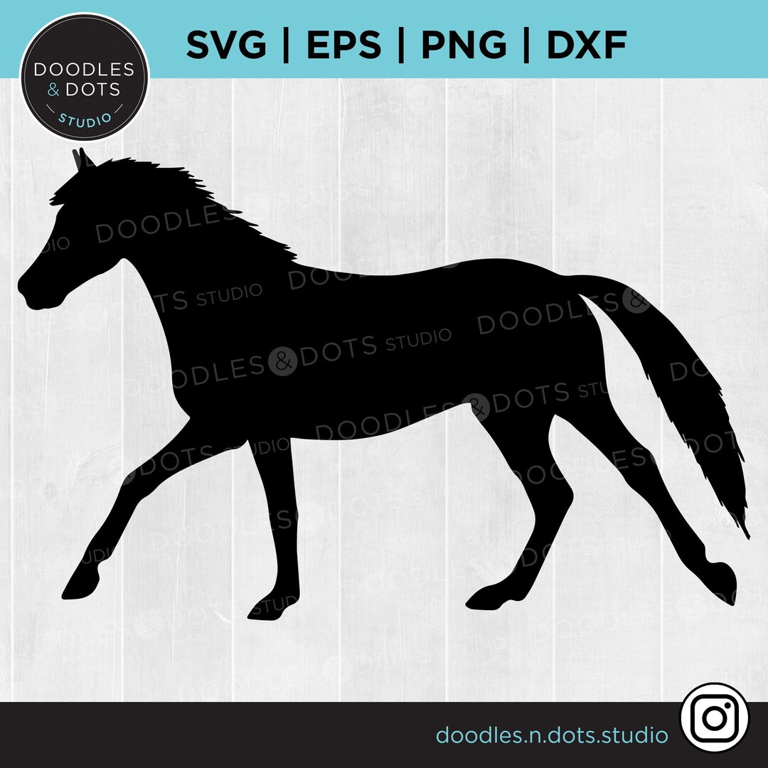 Running Horse SVG | Galloping Horse Svg | Western SVG | Mustang Svg ...