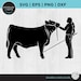 Show Cow SVG, Beef Cow Svg, Beef Cattle Svg for Cricut, Livestock Show ...