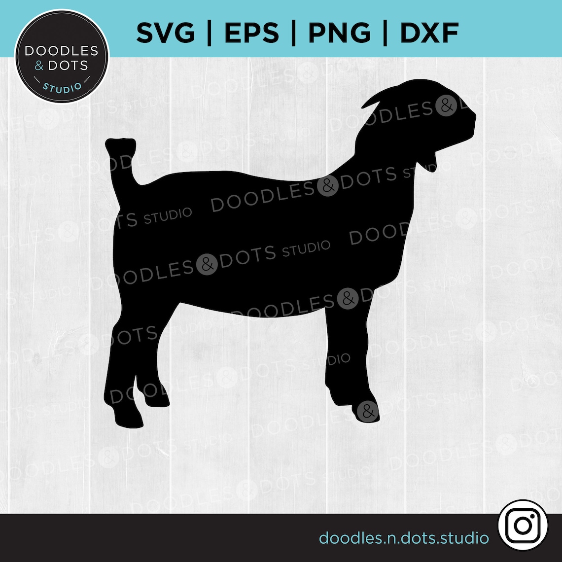 Show Goat SVG Boer Goat SVG Stock Show Livestock SVG - Etsy