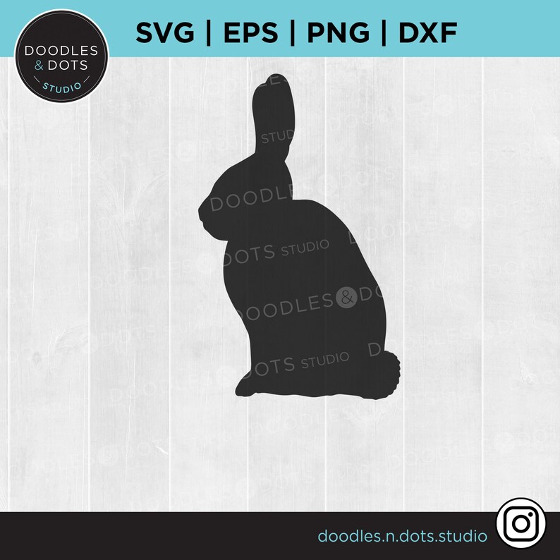 Rabbit Svg Bunny Silhouette Svg Bundle Show Rabbit Stock - Etsy