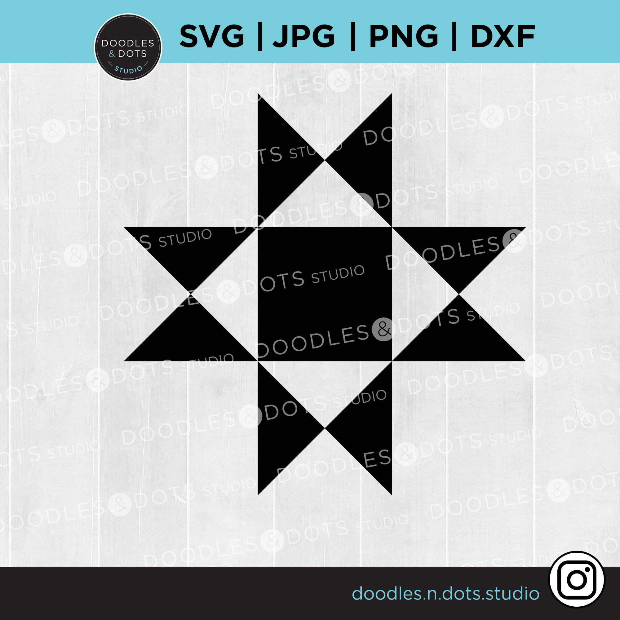Quilt Blocks SVG Bundle: Geometric Designs for Cricut (digital Download ...