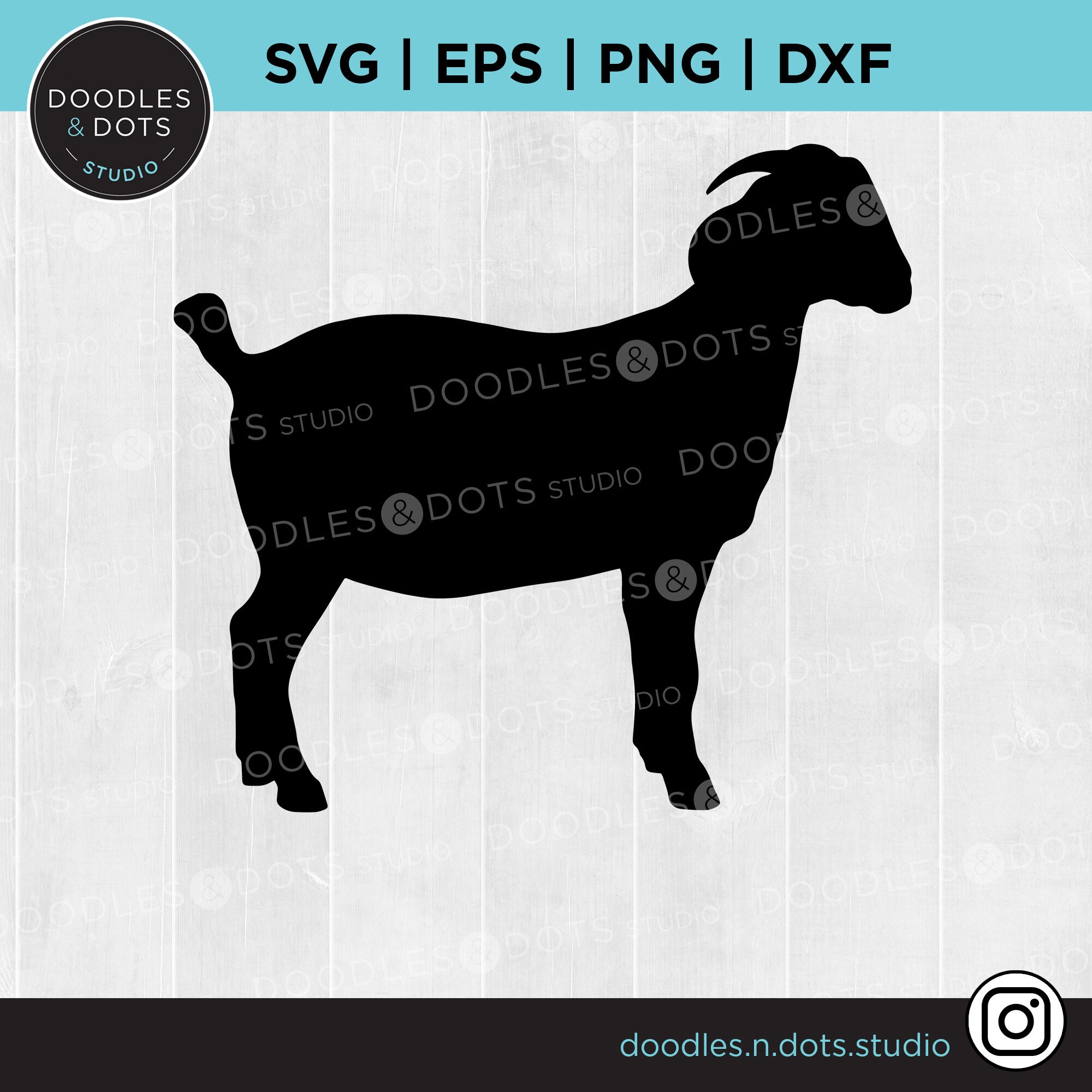 Goat SVG Goat Bundle Show Goat SVG Livestock Show SVG - Etsy